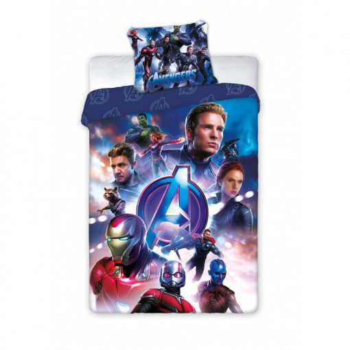 Posteljina za decu Avengers Heroes 160x200+70x80cm