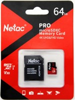 MICRO CARD Netac 64GB P500 SA ADAPTEROM