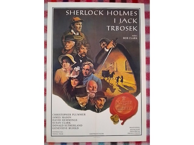 plakat SHERLOCK HOLMES I JACK TRBOSEK