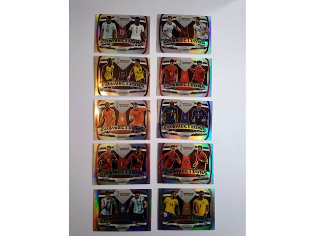 Panini Prizm Qatar 2022 - SILVER CONNECTIONS - SET