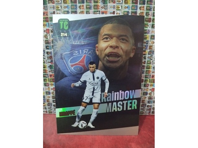 Panini 2023 Top Class Rainbow Master Mbappe Br.214