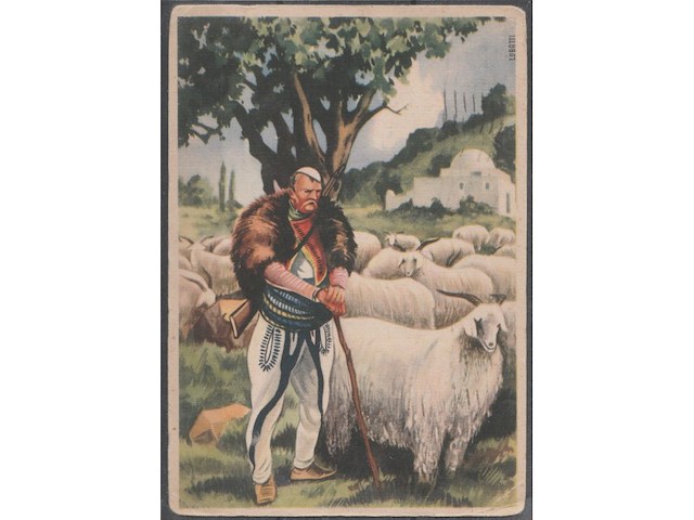 Albanija - pastir,nosnja 1940
