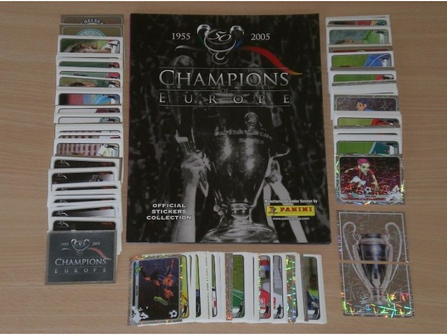 Champions of Europe 1955-2005 - Zive slicice na biranje