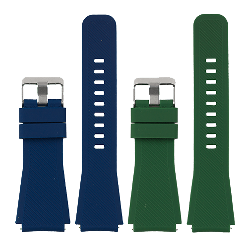 JUST IN CASE Zamenske narukvice 2u1 za pametne satove 22mm Blue-Green