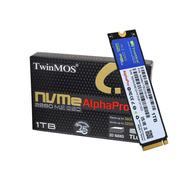 SSD M.2 NVME 1TB TWINMOS 3600MBS/3250MBS NVME1TB2280AP