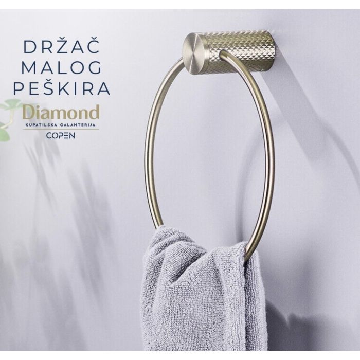 DIAMOND Gold držač malog peškira