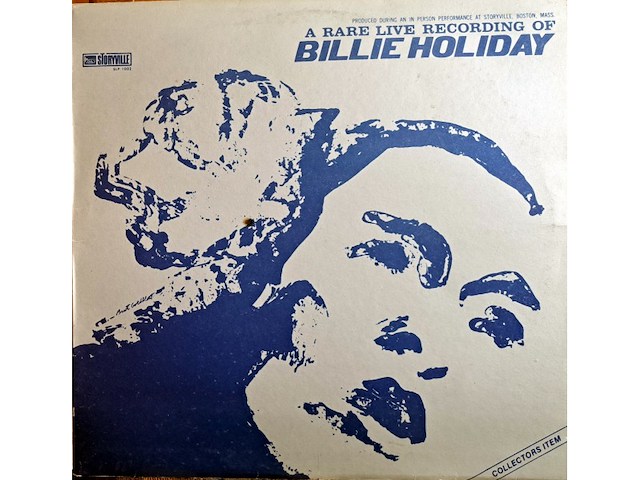 LP: BILLY HOLIDAY - A RARE LIVE RECORDING