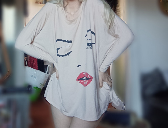 Marilyn Monroe oversized tunika