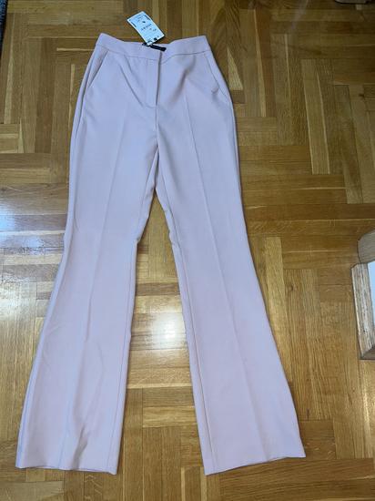 Zara bebi roze pantalone visok struk