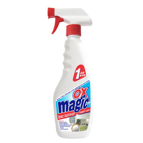 OX magic sredstvo za čišćenje bez ispiranja sa raspršivačem 0.5 l