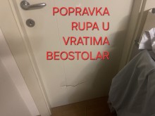 Popravka rupa u vratima 0644931300