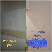 Popravka rupa u vratima