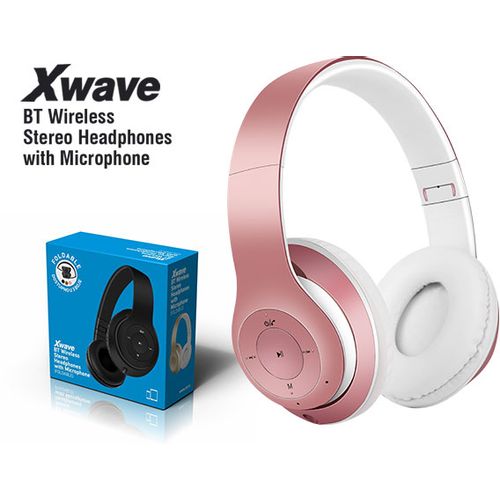 Xwave MX350 pink Bluetooth slušalice stereo sa mikrofonom v4.2/FM/microSD