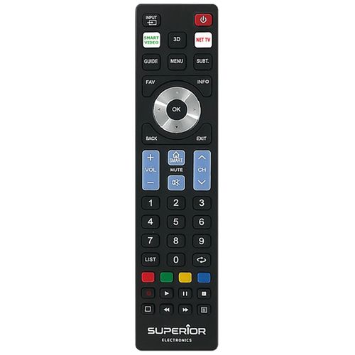 Superior Daljinski upravljač za LG/Sam./Sony/Phi./Pan.smart TV - RC Ready5