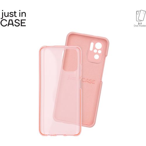 2u1 Extra case MIX paket PINK za Redmi Note 10s
