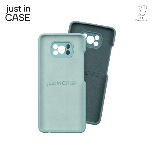 2u1 Extra case MIX PLUS paket ZELENI za Poco X3 Pro
