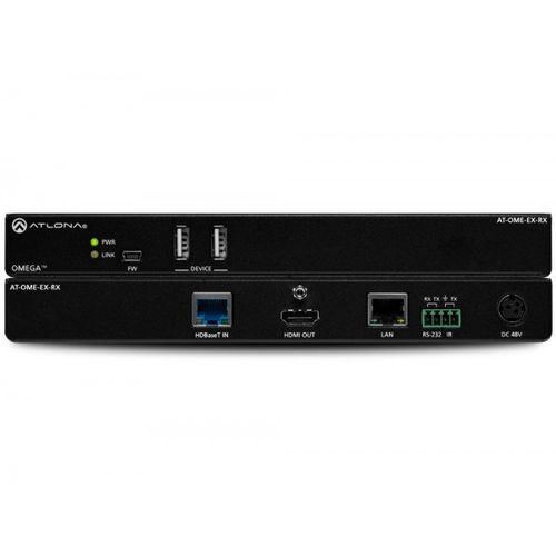 Omega 4K/UHD HDMI prijemnikAV signala sa USB,PoE,IR,RS232, T-OME-EX-RX