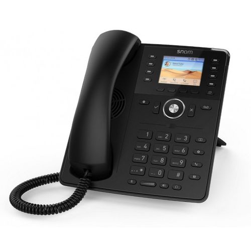 SNOM desk telefon sa 2,7" Hi-Res kolor ekranom,USB,8tast,crn