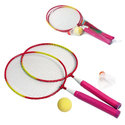 Set za badminton 2 mini reketa i 2 loptice