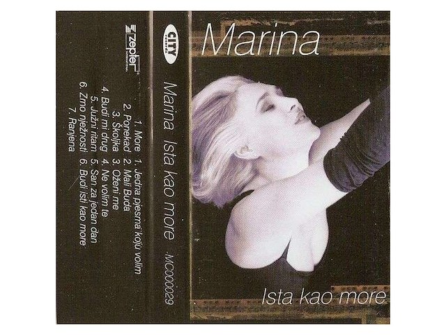 Marina Perazić - Ista Kao More KASETA