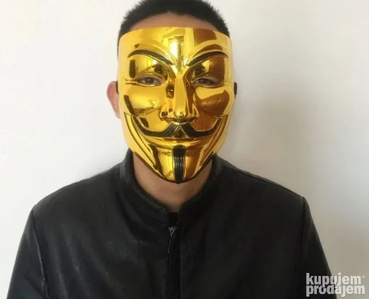 Anonymouse Maska zlatna - Anonymouse Maska zlatna