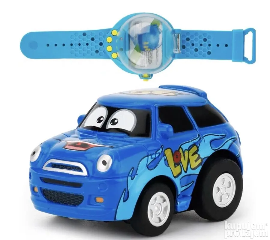 Auto sat na daljinski upravljac plavi - Auto sat na daljinski upravljac plavi