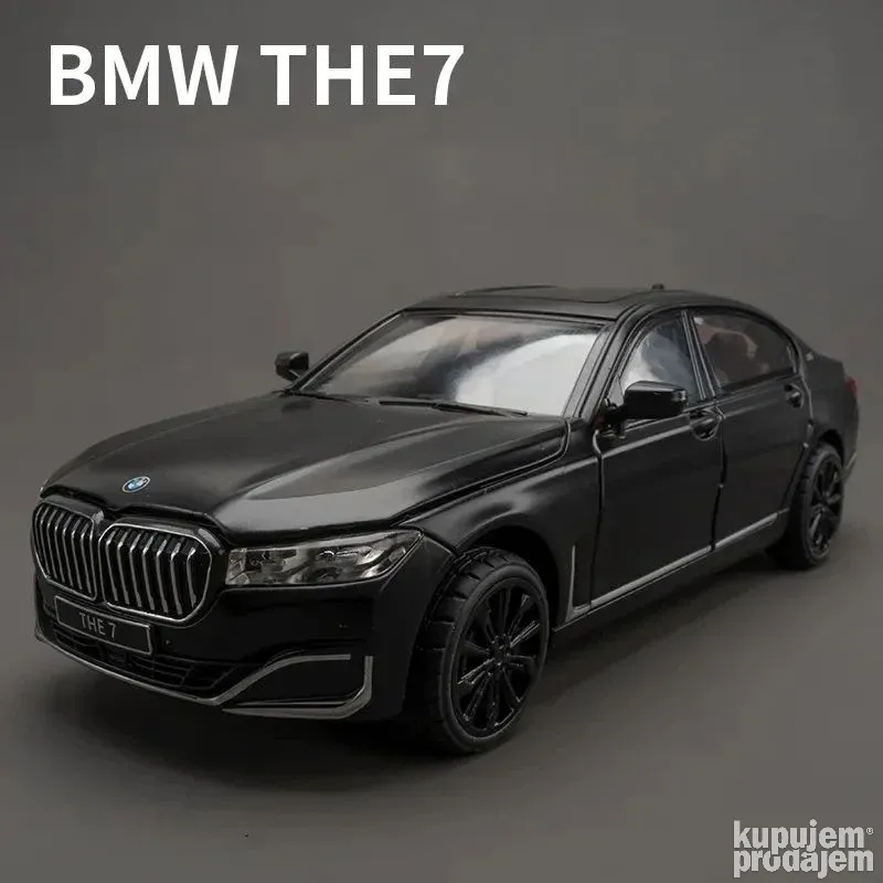 Bmw 7 Metalni 1/24 crna - Bmw 7 Metalni 1/24 crna