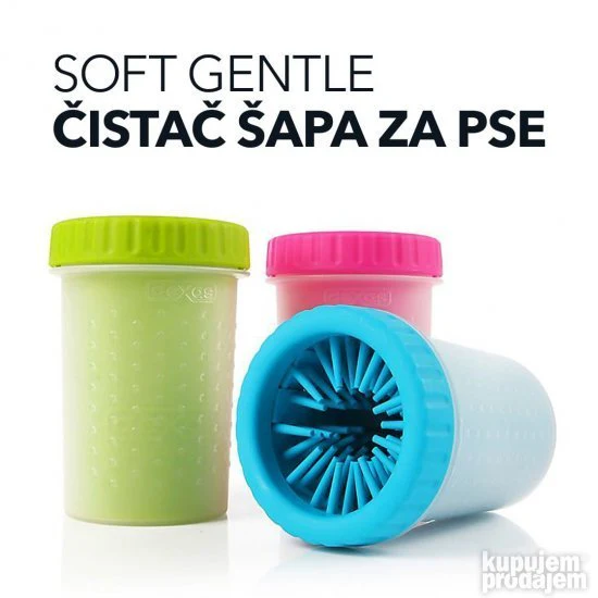 Čistač šapa za pse i macke Soft Gentle - Čistač šapa za pse i macke Soft Gentle