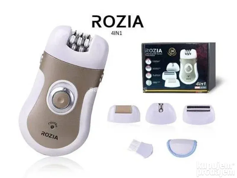 Depilator, epilator, brijač i rotirajuća turpija Rozia 4u1 - Depilator, epilator, brijač i rotirajuća turpija Rozia 4u1