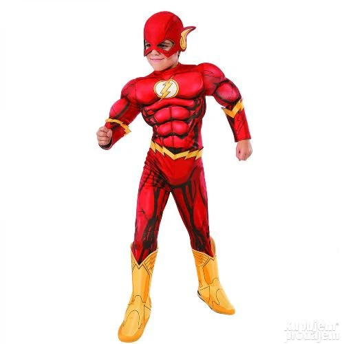Flash kostim sa mišićima S - 90-110 - Flash kostim sa mišićima S - 90-110