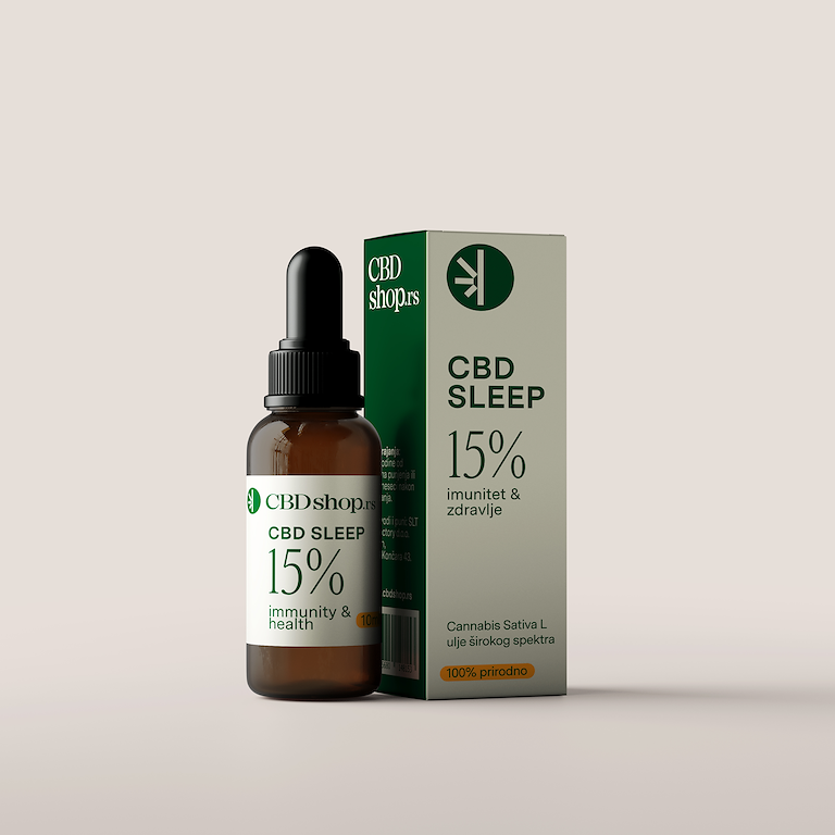 CBD ulje sleep 15% immunity & health