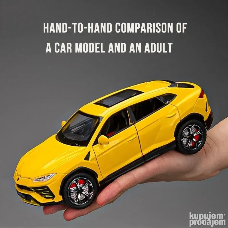 Lamborghini Urus 1/24 Zuti - Lamborghini Urus 1/24 Zuti