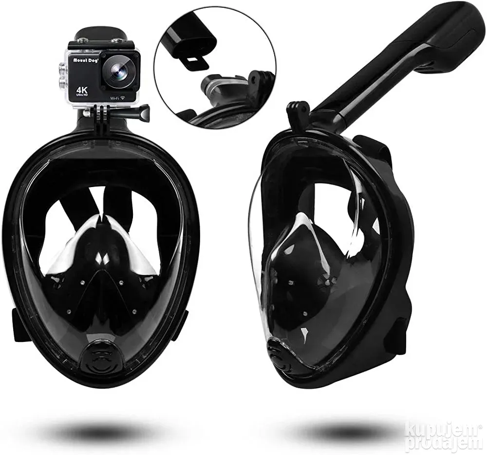 Maska za ronjenje maska ronilacka + GoPro kamera 4k - Maska za ronjenje maska ronilacka + GoPro kamera 4k
