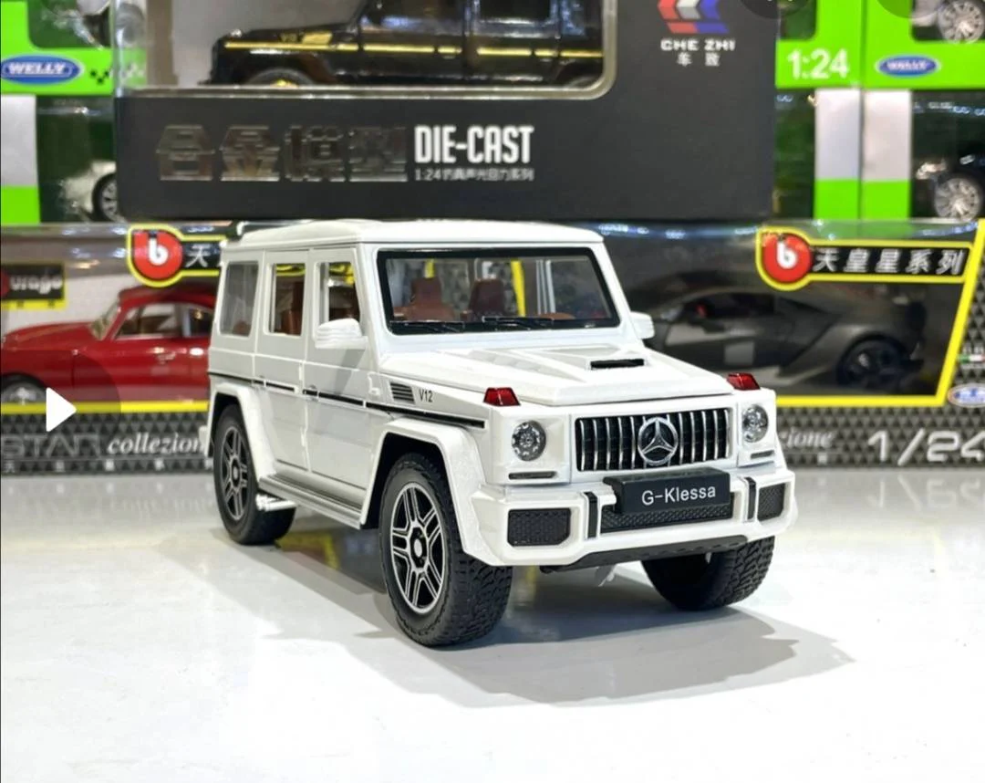 Mercedes Benz AMG G63 metalni autić beli - Mercedes Benz AMG G63 metalni autić beli