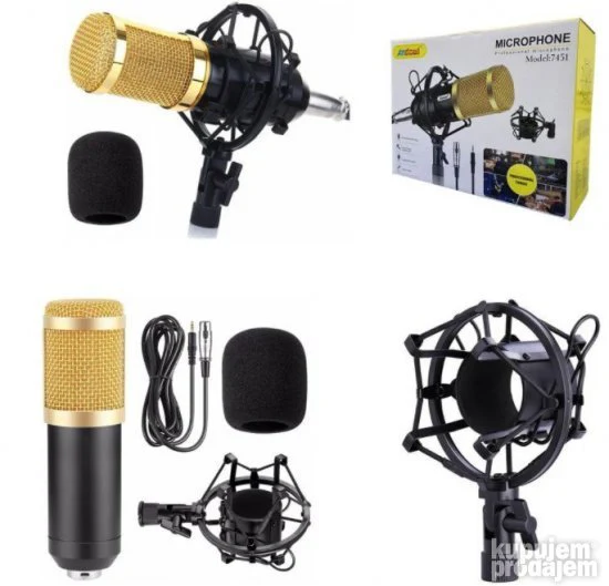 Mikrofon kondezator Mikrofon Andowl 7451 - Mikrofon kondezator Mikrofon Andowl 7451