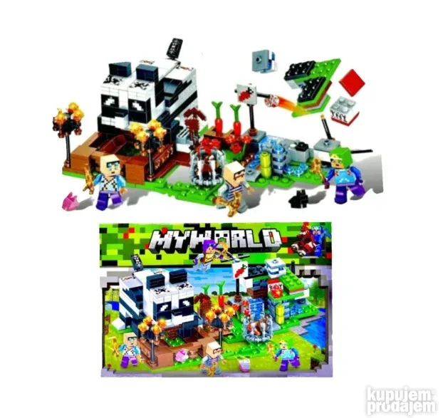 Minecraft farma sa 4 figure 478 delova - Minecraft farma sa 4 figure 478 delova