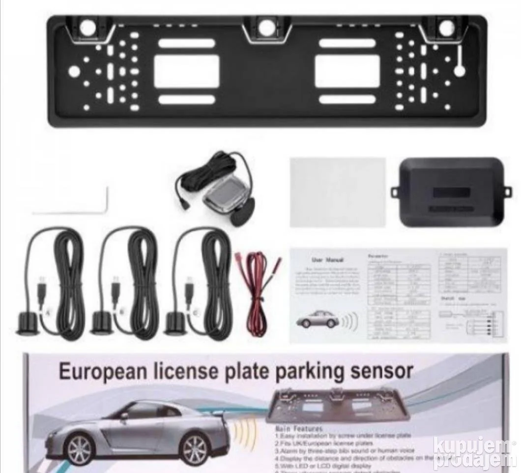 Parking kamera Parking senzori u tablici Kamera parking - Parking kamera Parking senzori u tablici Kamera parking