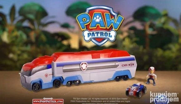 Patrolne Sape Paw Patrol Kamper kamion set 70 cm + Rajder - Patrolne Sape Paw Patrol Kamper kamion set 70 cm + Rajder