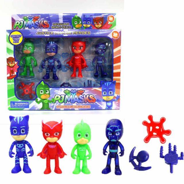 Pjmasks set od 4 figurice i oružjem - Pjmasks set od 4 figurice i oružjem