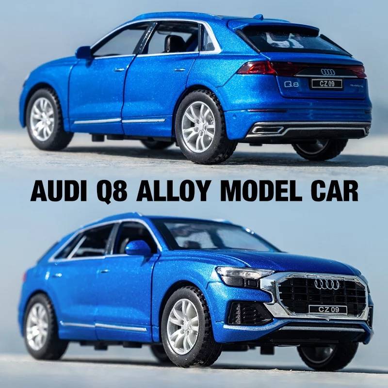 Plavi Audi Q8 metalni autići 1/24 - Plavi Audi Q8 metalni autići 1/24
