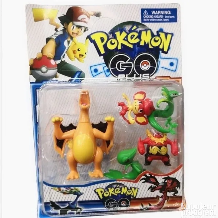Pokemon Charizard + 4 pokemona - Pokemon Charizard + 4 pokemona