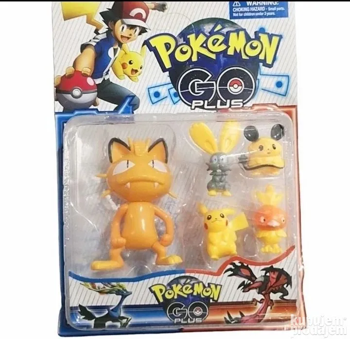 Pokemon Meowth + 4 pokemona - Pokemon Meowth + 4 pokemona