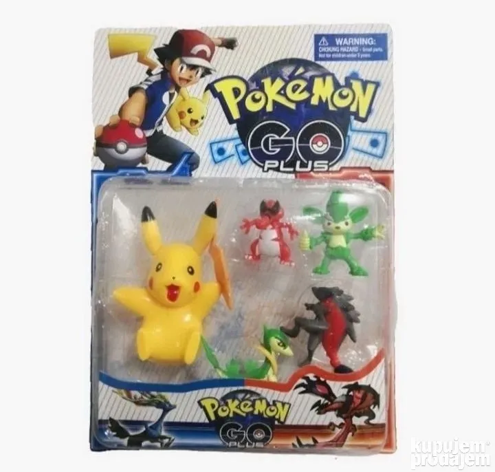 Pokemon Pikachu + 4 pokemona - Pokemon Pikachu + 4 pokemona