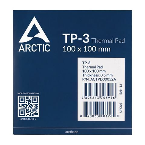 Arctic - CPU kuler dod TP-3 100x100mm, 0.5mm,Termalna podloga