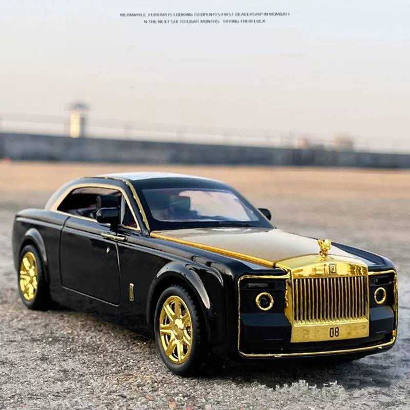 Rolls Royce Sweptail 1/24 Zlatno-Crna - Rolls Royce Sweptail 1/24 Zlatno-Crna