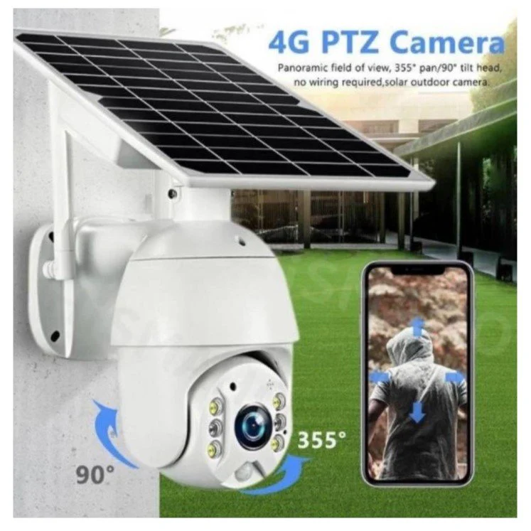 Solarna PTZ 4G Kamera vodootporna sa SIM karticom ili WIFI - Solarna PTZ 4G Kamera vodootporna sa SIM karticom ili WIFI