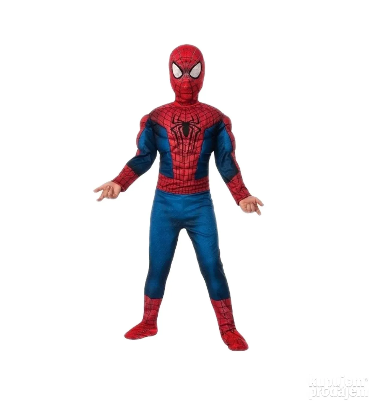 Spiderman kostim sa mišićima 2K24 m401 90 do 110cm - Spiderman kostim sa mišićima 2K24 m401 90 do 110cm