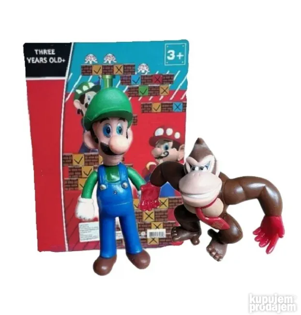 Super Mario 2u1 set Luigi i Donkey Kong - Super Mario 2u1 set Luigi i Donkey Kong