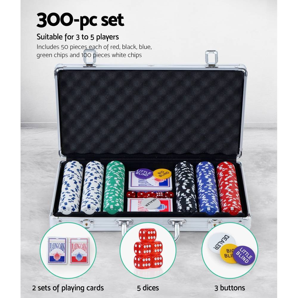 Veliki Poker Set 300 Čipova - Veliki Poker Set 300 Čipova