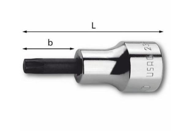 "Ključ nasadni Torx T25 prihvat 1/2"" 233NTX USAG"